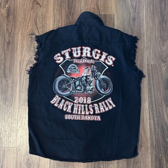 Biker Wear | Shirts | Biker Wear Usa Xxl Cutoff Shirt Black Color ...